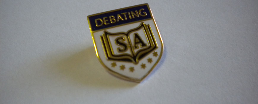LapelPin - Debating SA Incorporated