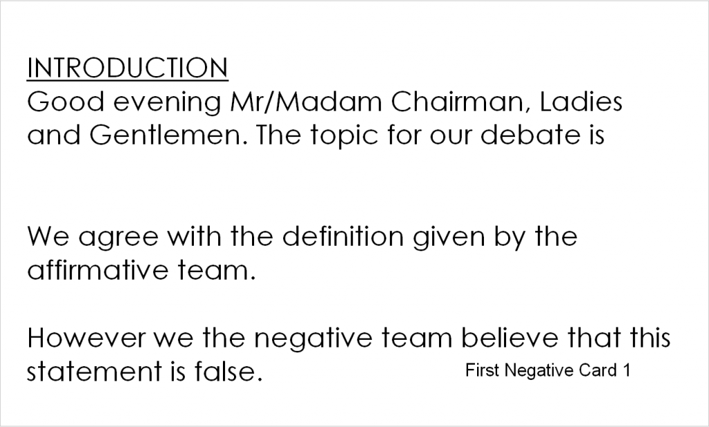 Resources - Debating SA Incorporated