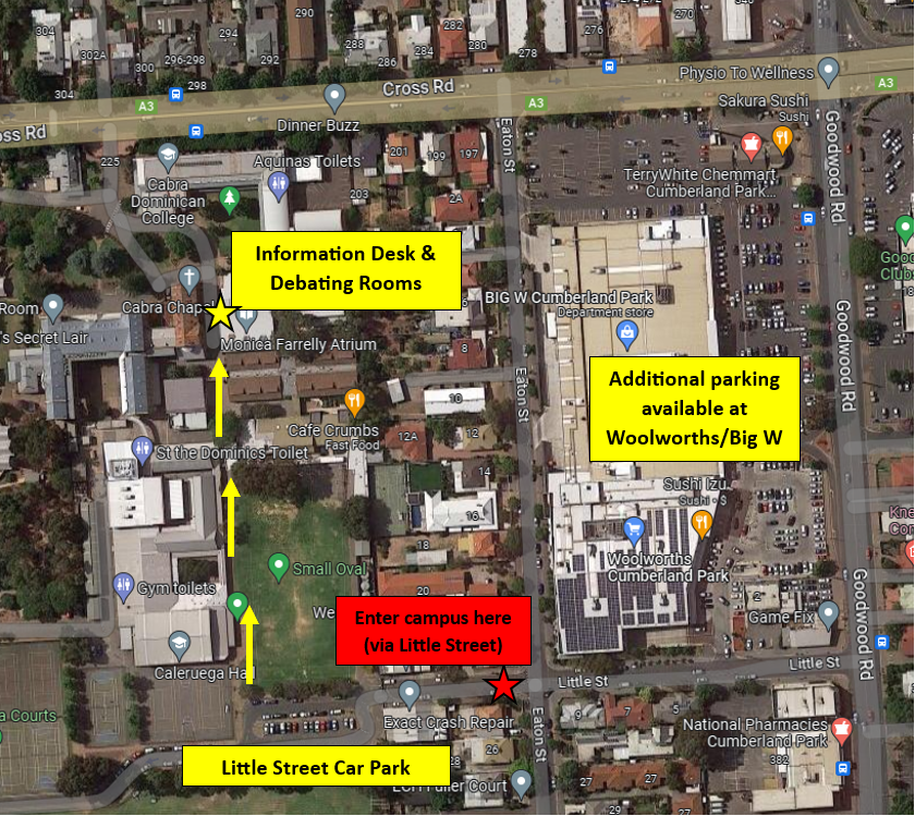 Venues - Debating SA Incorporated